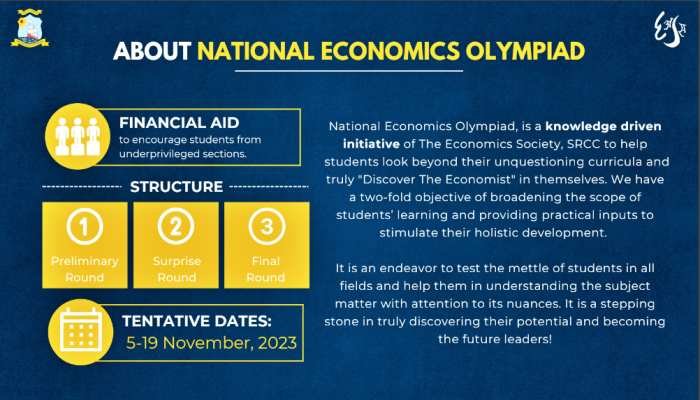 SRCC presents National Economics Olympiad 2023